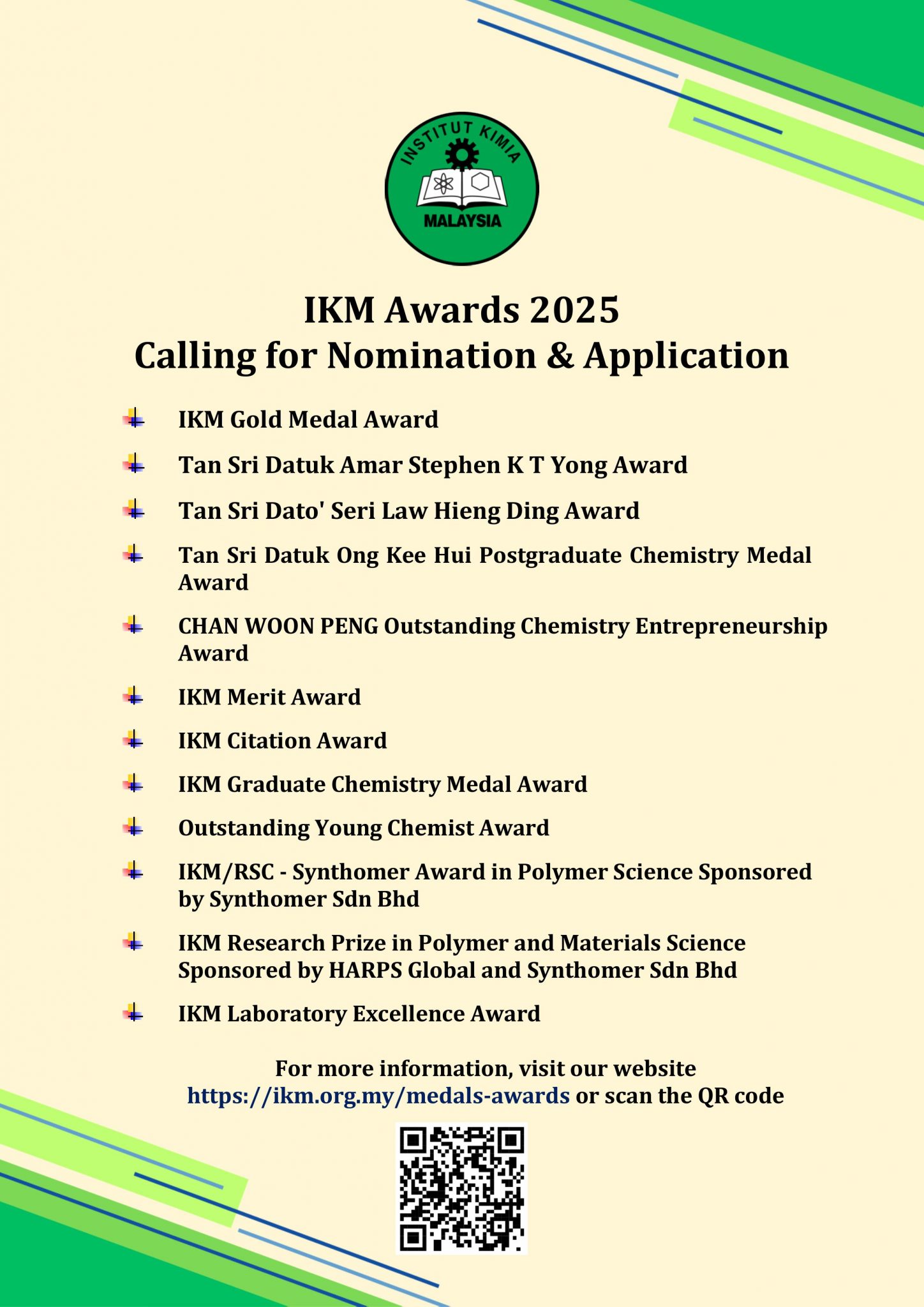 IKM Institut Kimia Malaysia – Malaysian Institute of Chemistry